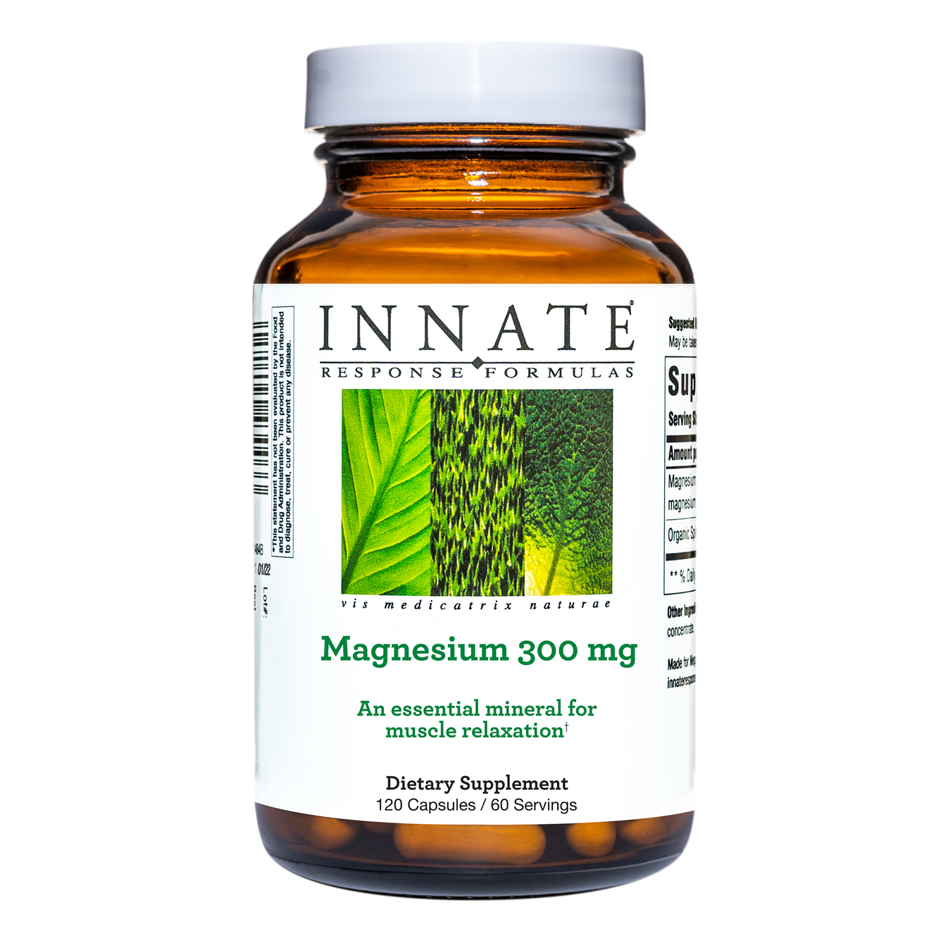 Magnesium 300 mg - 120 Capsules – Innate Response
